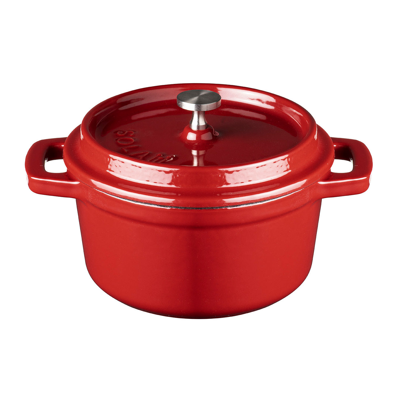 12cm Red Cast Iron Casserole – Sola Cookware